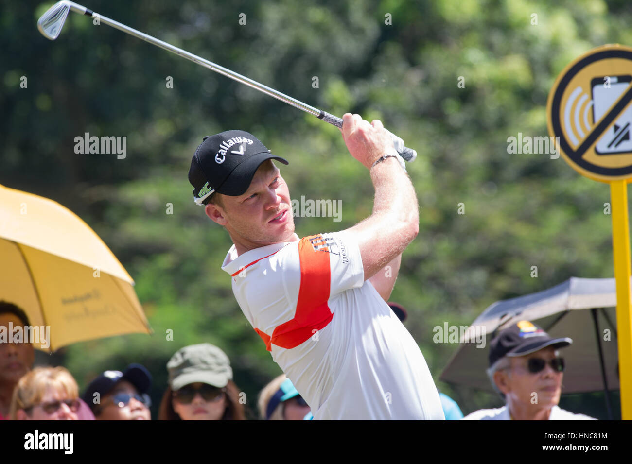 Kuala Lumpur, Malaysia. 11th February 2017. Danny Willets during Round ...