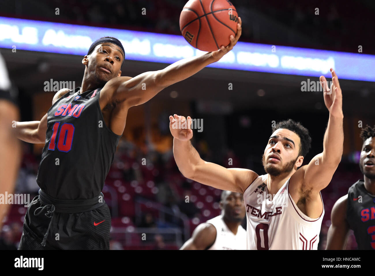 Philadelphia, Pennsylvania, USA. 9th Feb, 2017. Southern Methodist ...