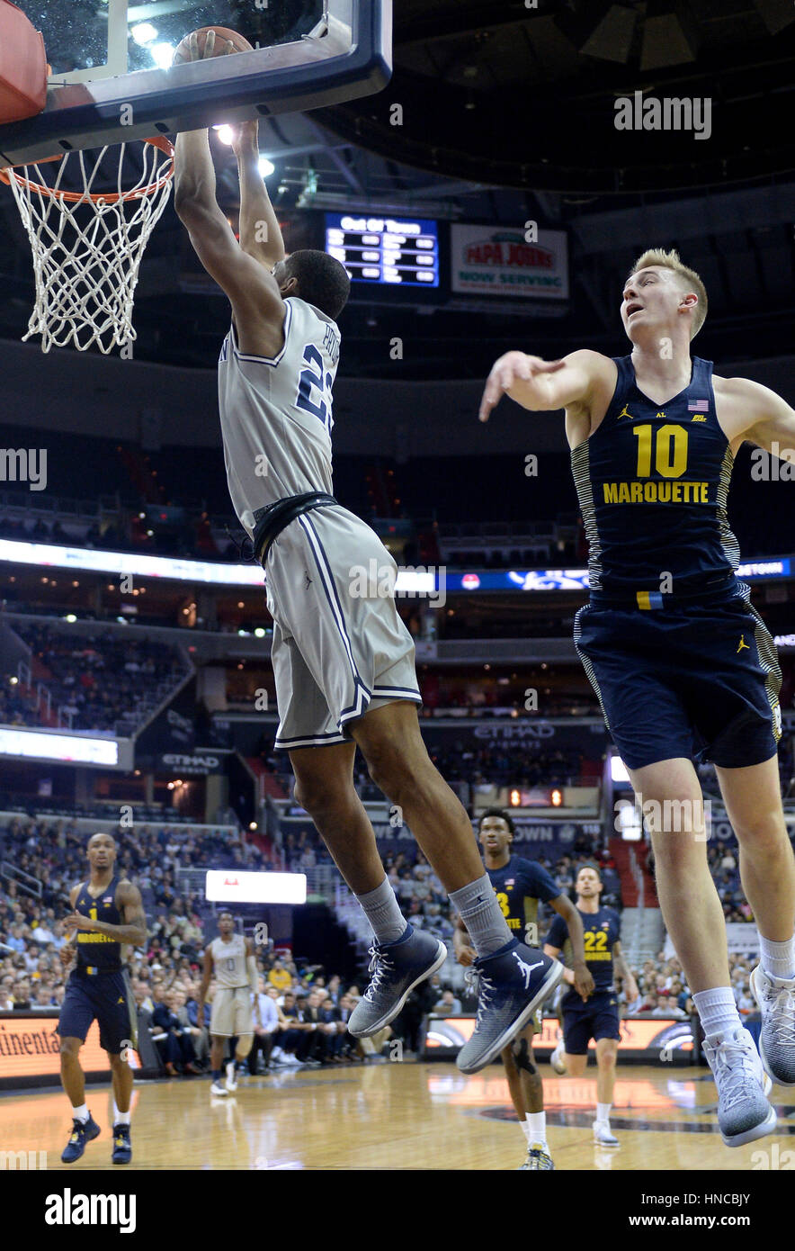 Washington, DC, USA. 11th Feb, 2017. 20170211 - Georgetown guard RODNEY ...