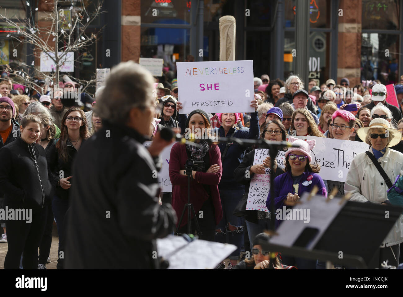 Fort Collins, Colorado, USA. 11th Feb, 2017. Colorado State Senator ...