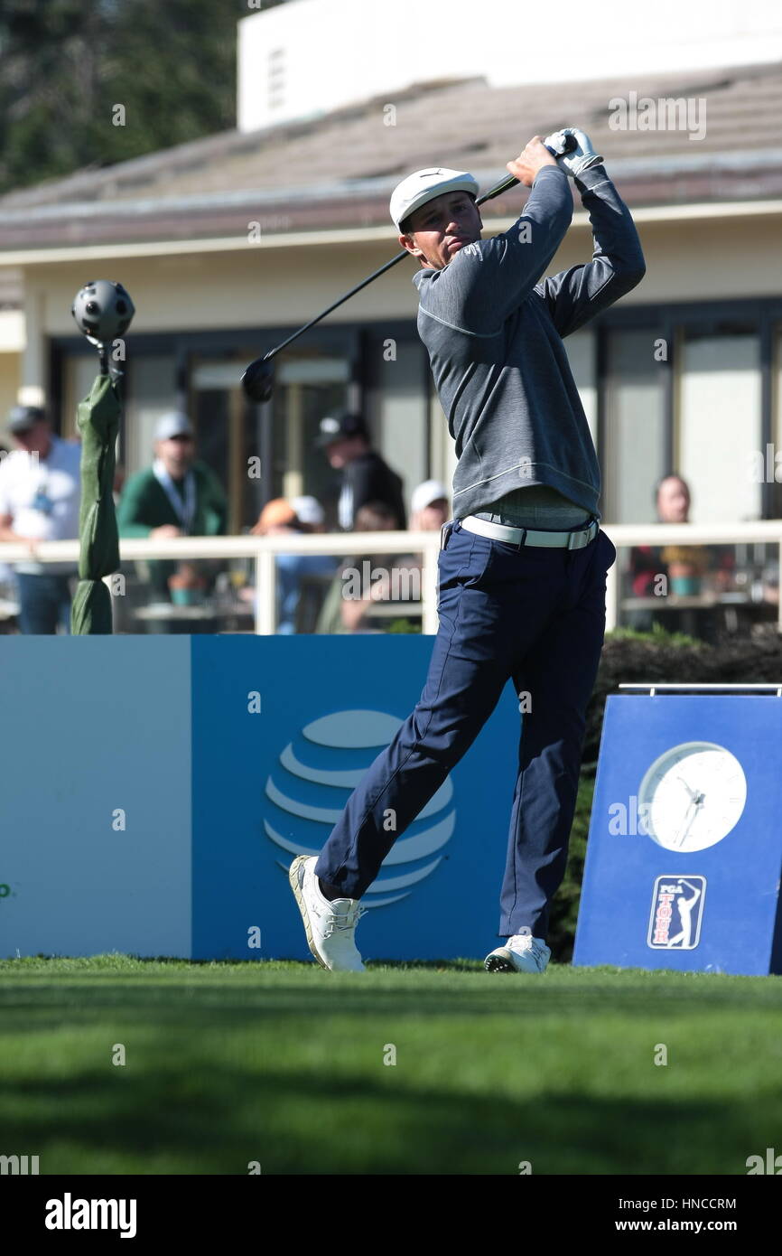 Pebble Beach, California, USA Bryson de Chambeau competing at Pebble ...