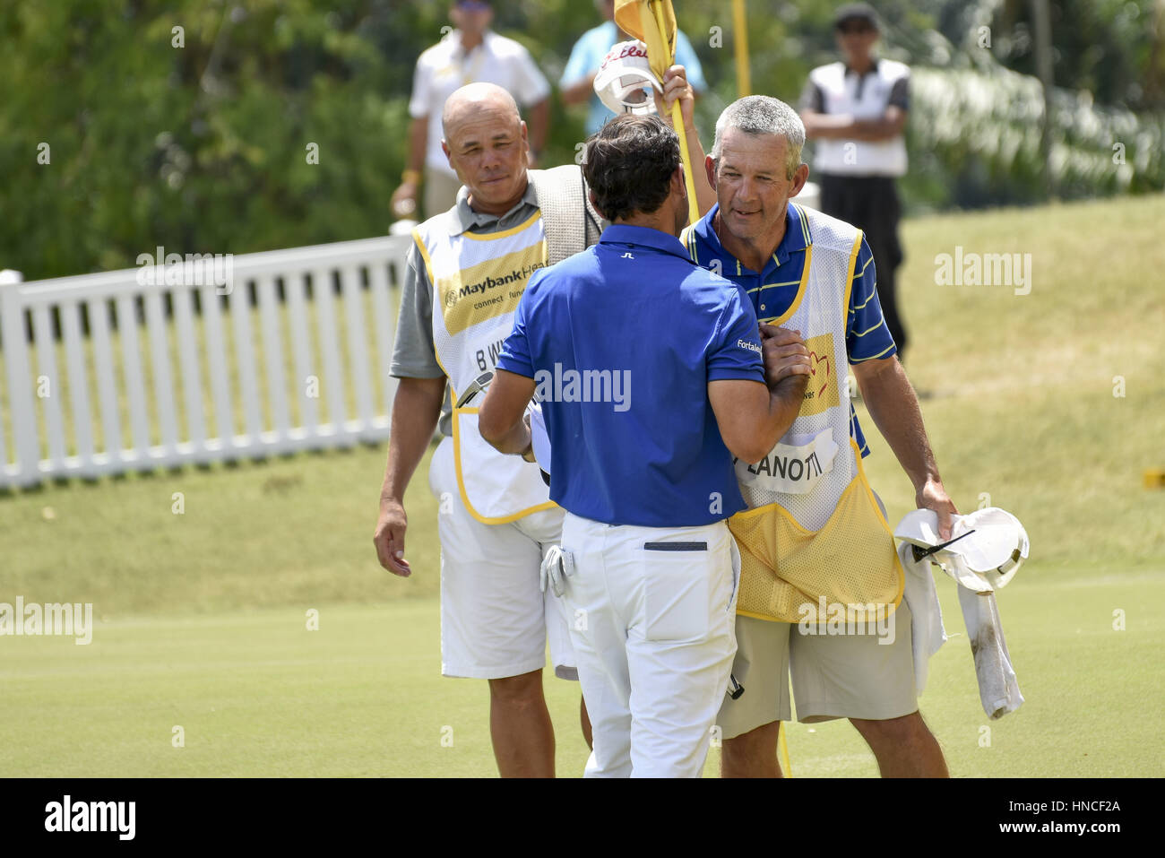 Kuala Lumpur, MALAYSIA. 12th Feb, 2017. Fabrizio Zanotti of Paraguay ...