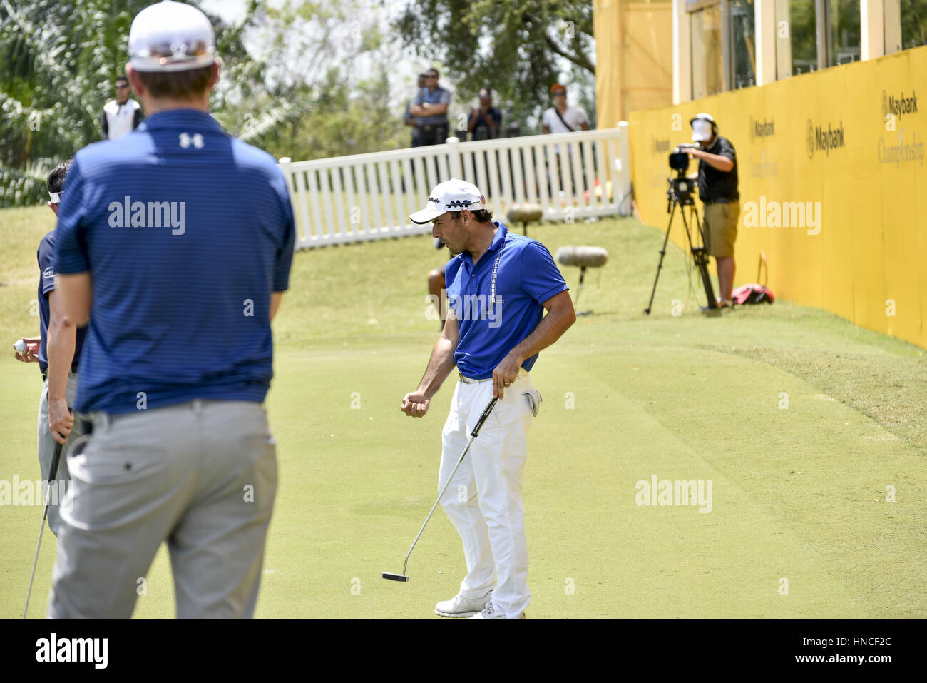 Kuala Lumpur, MALAYSIA. 12th Feb, 2017. Fabrizio Zanotti of Paraguay ...