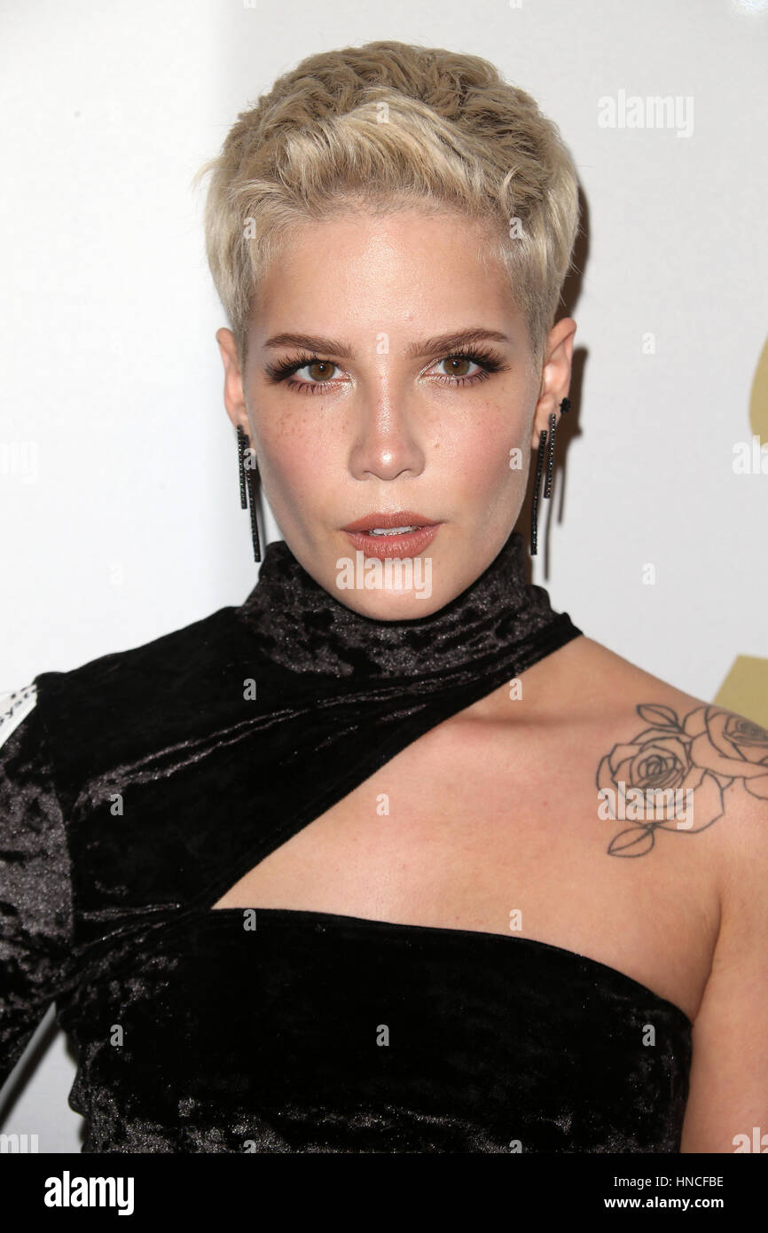 Beverly Hills, CA. 11th Feb, 2017. Halsey, At Pre-GRAMMY Gala and ...