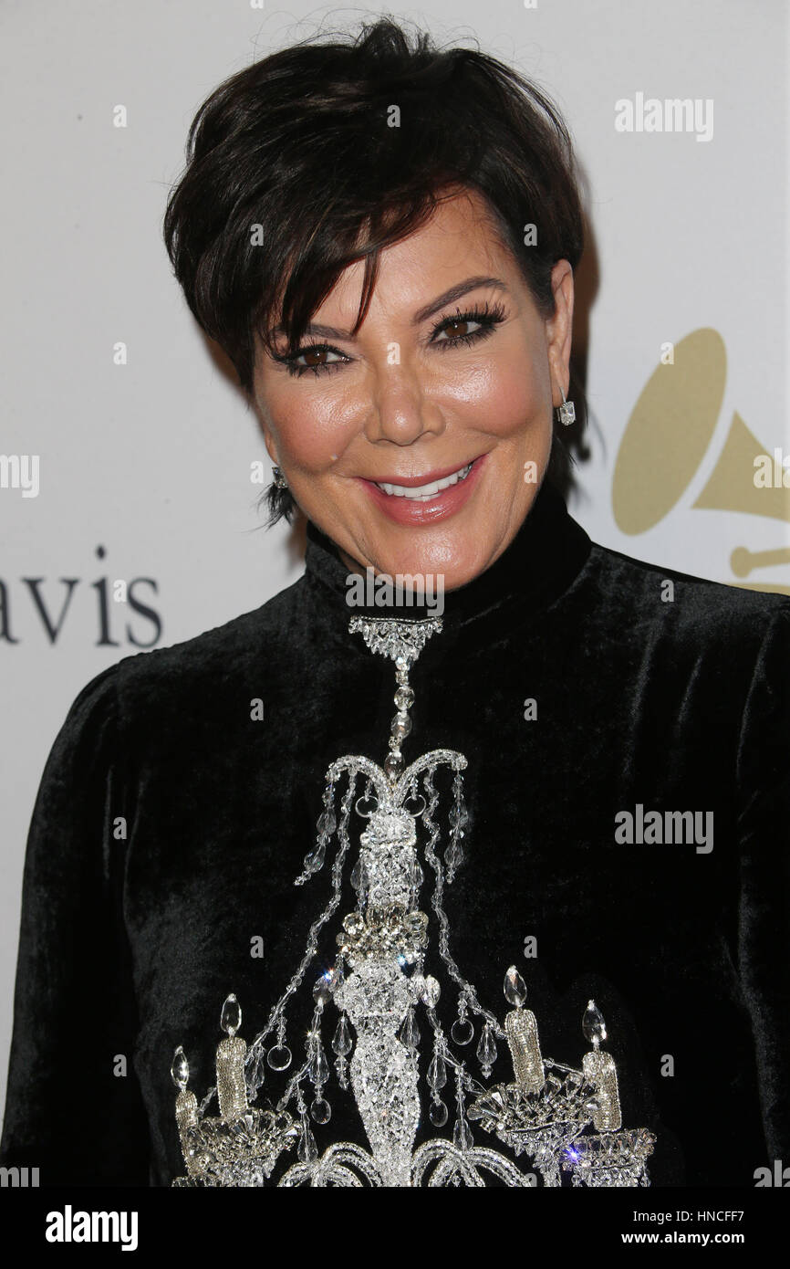 Beverly Hills, CA. 11th Feb, 2017. Kris Jenner, At Pre-GRAMMY Gala and ...