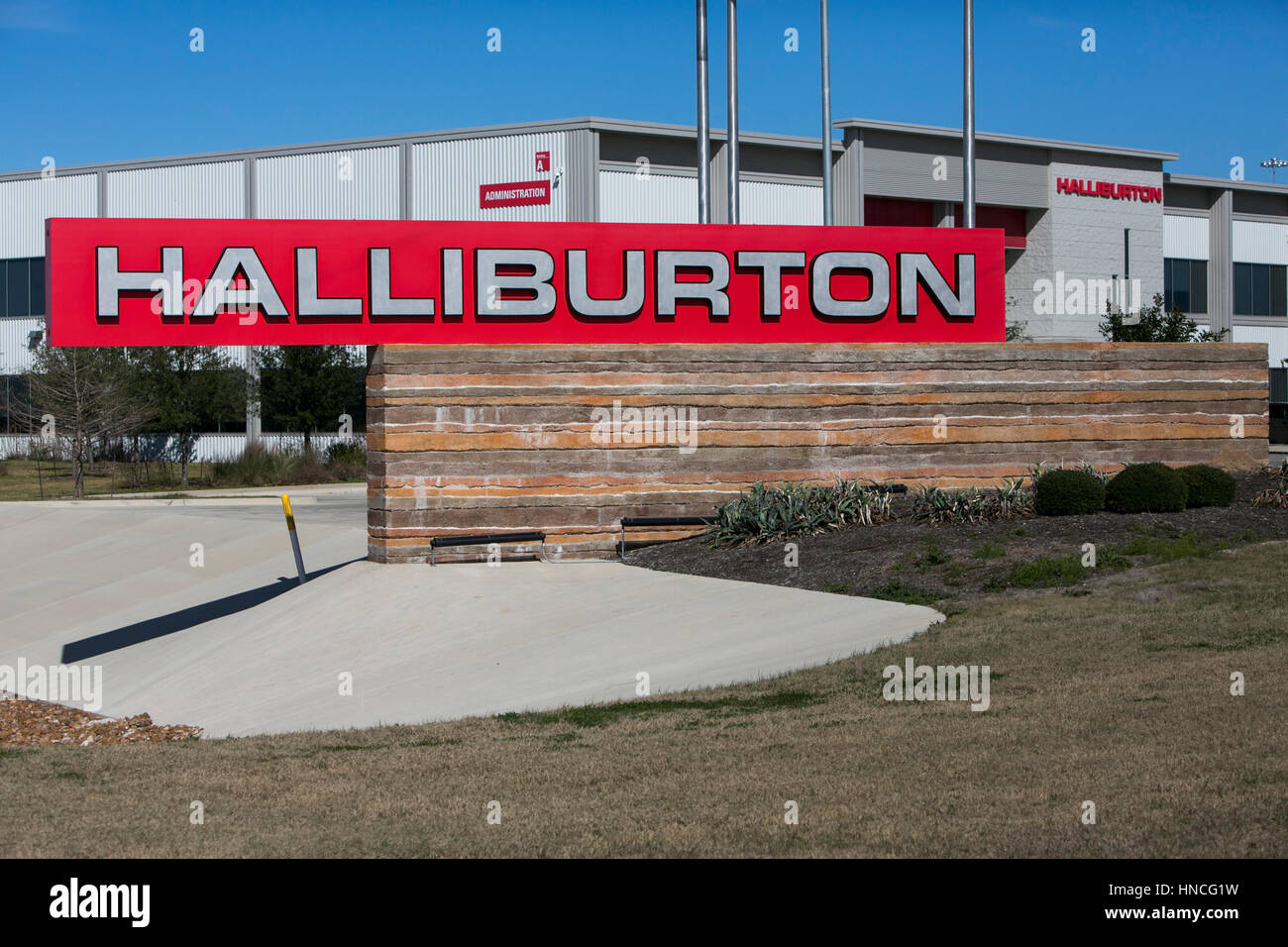 Halliburton Sign High Resolution Stock Photography and Images - Alamy