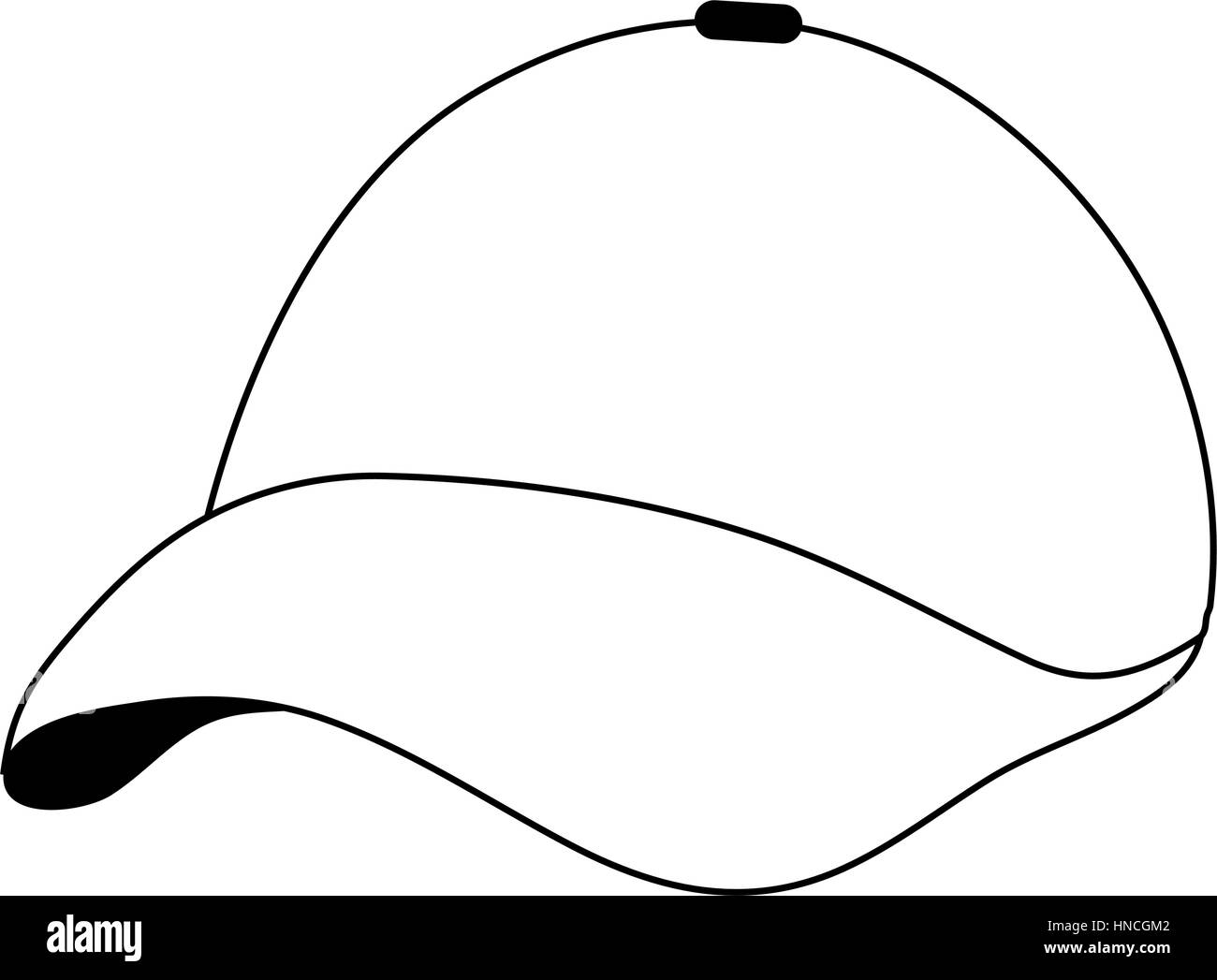 cap icon over white background. vector illustration Stock Vector Image ...