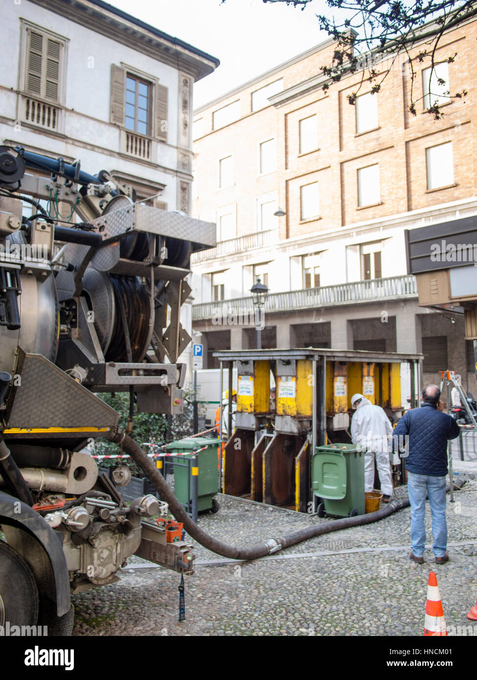 Waste Recycling Platform Stock Photo - Alamy