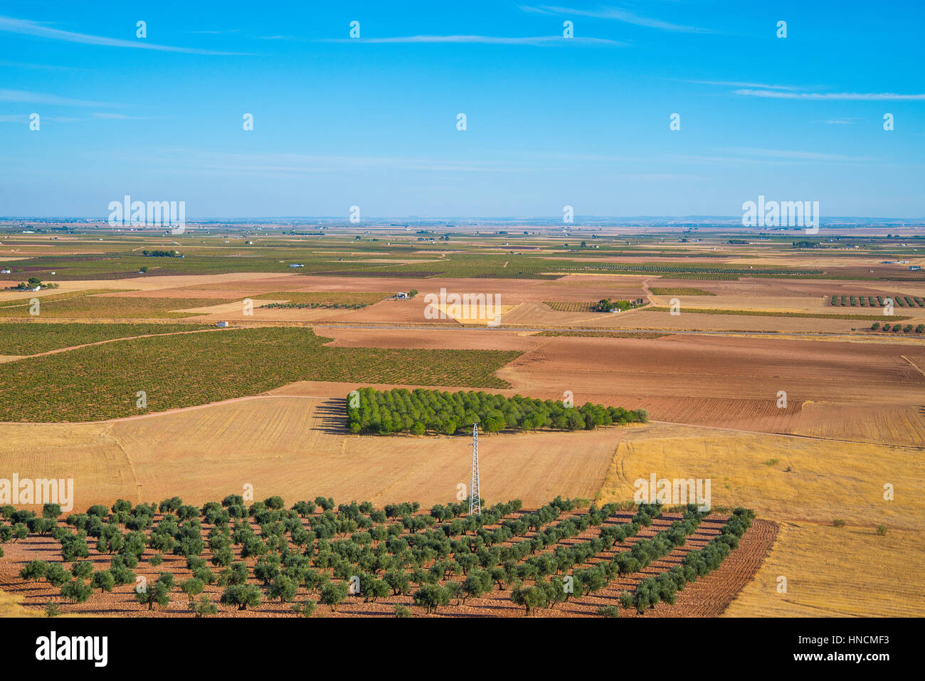 Agricultural landscape castile la mancha hi-res stock photography and ...