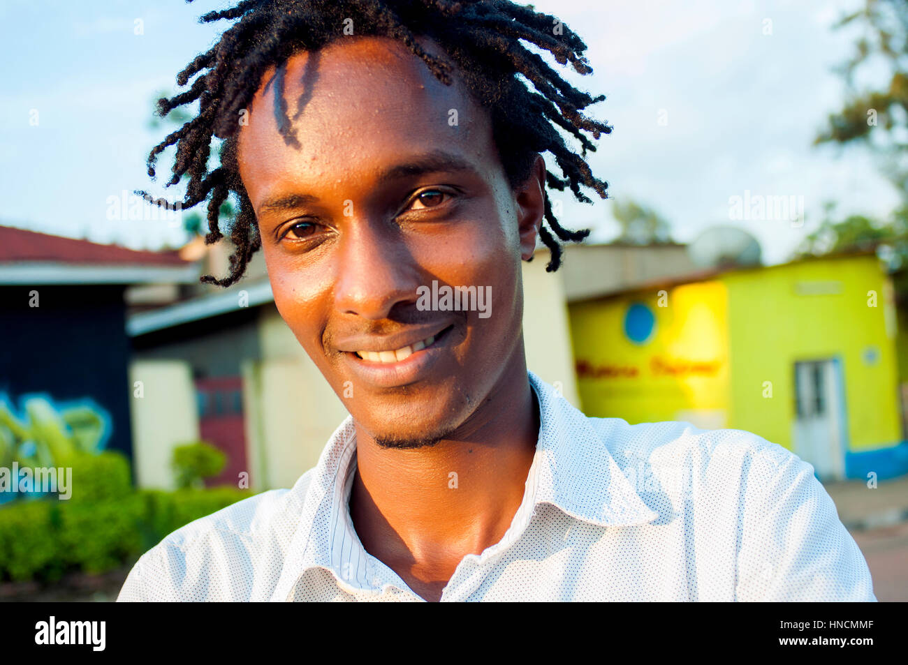 Young Rwandan man in Nyamirambo, Kigali, Rwanda Stock Photo - Alamy