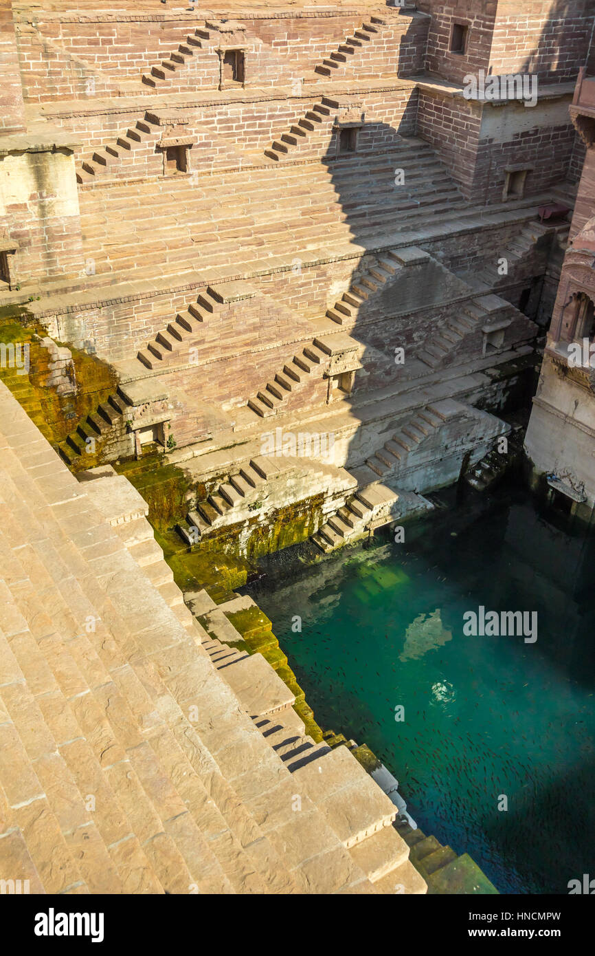 The Toor ji ka Baori (Toor ji stepwell) in Jodhpur, India Stock Photo ...
