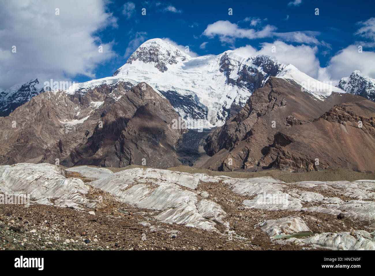 Big glacier in the Tian Shan mountains Stock Photo - Alamy