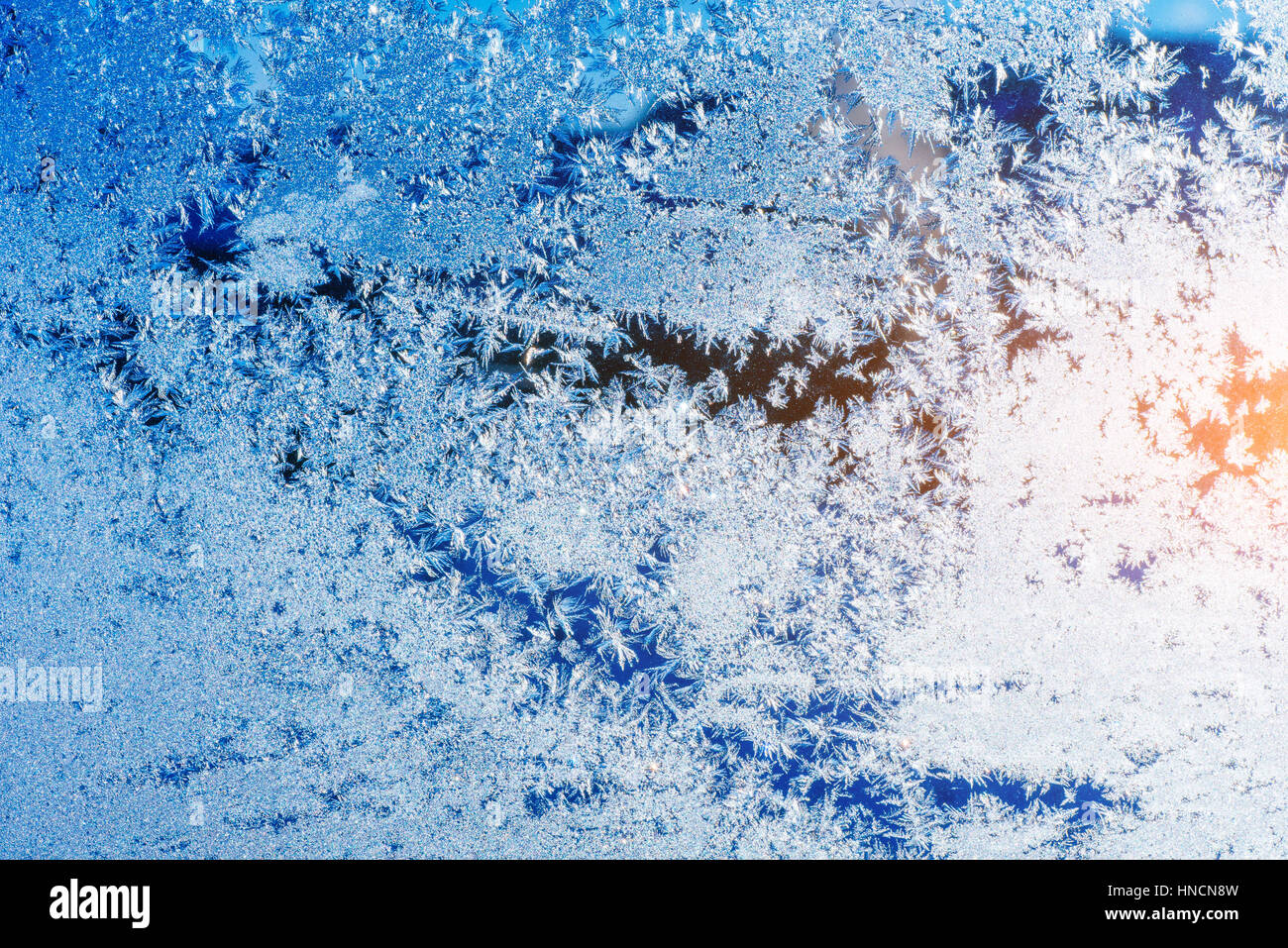 texture of patterns on frozen window glass Stock Photo - Alamy