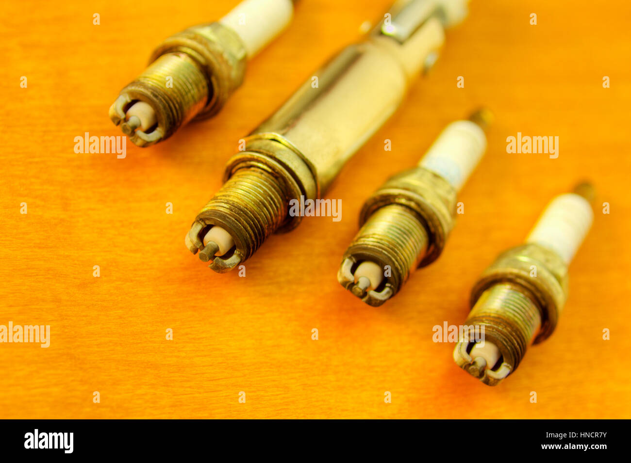 Spark plugs closeup Stock Photo - Alamy