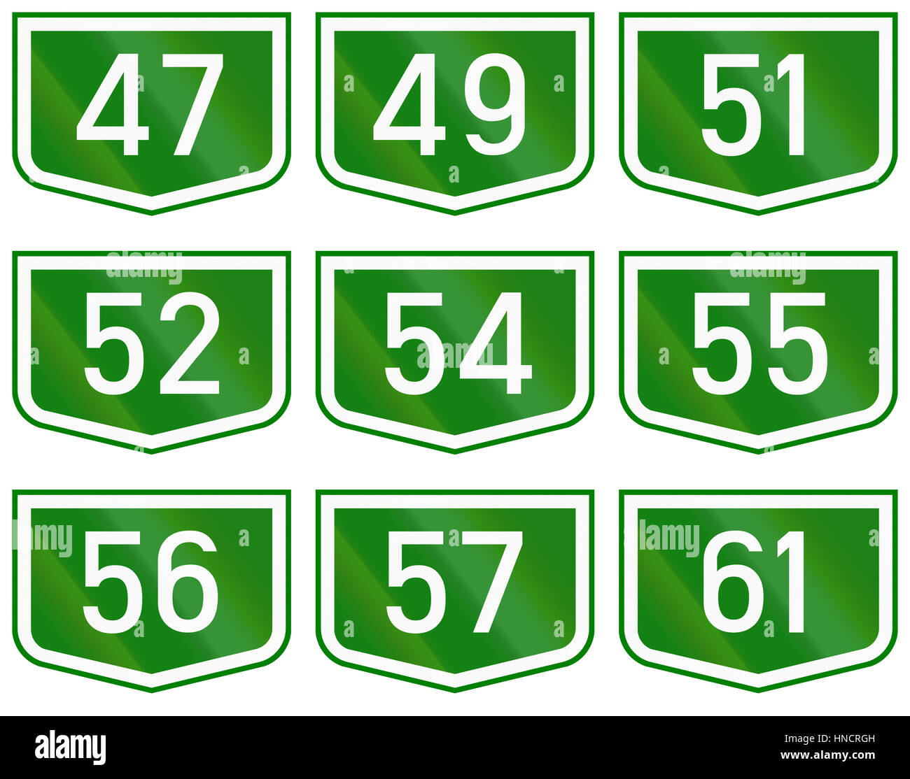 Route number 54 marker hi-res stock photography and images - Alamy