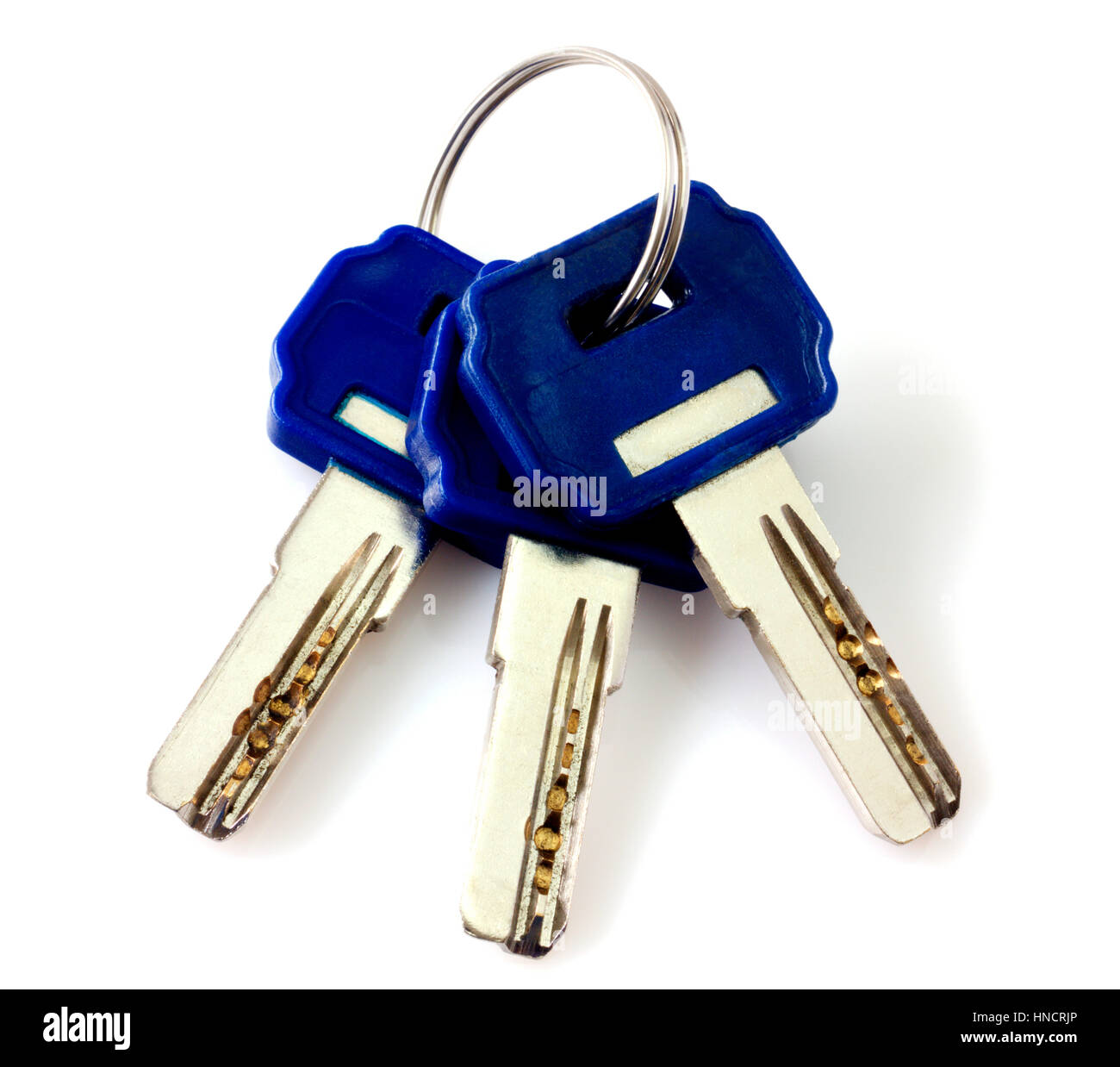 Bunch of keys isolated on white background Stock Photo - Alamy