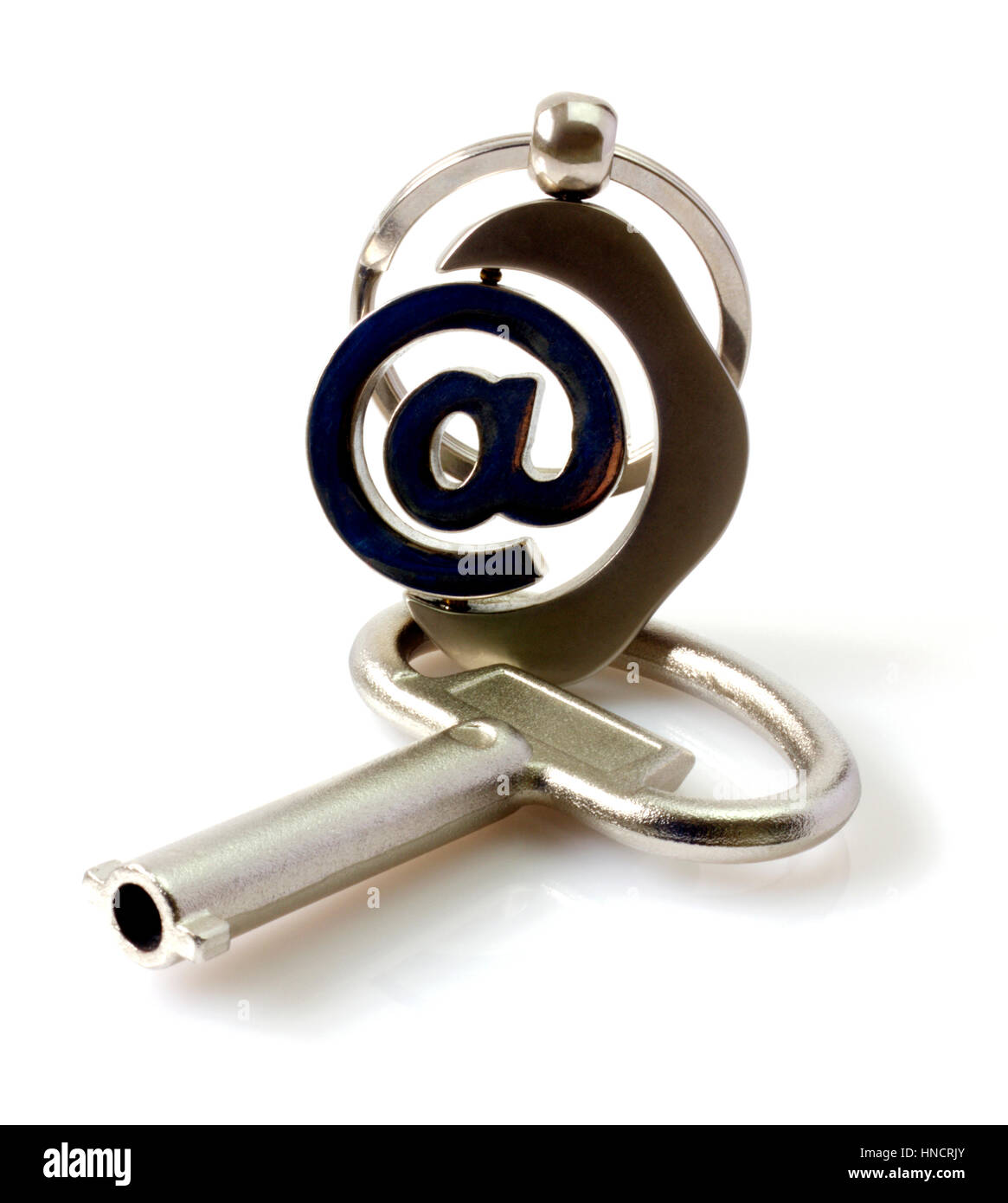 Email security symbol on white background Stock Photo - Alamy