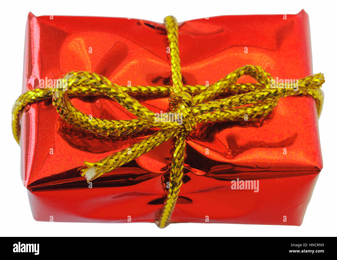 Red gift box Stock Photo - Alamy