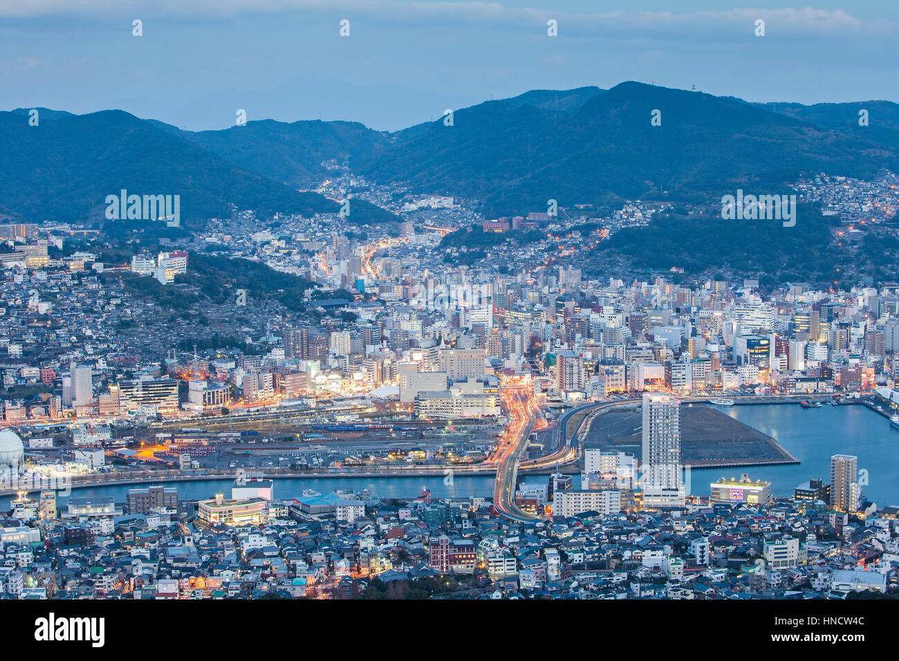 Nagasaki aerial view hi-res stock photography and images - Alamy