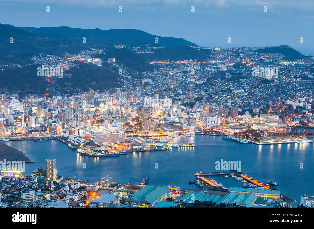 Nagasaki aerial view hi-res stock photography and images - Alamy