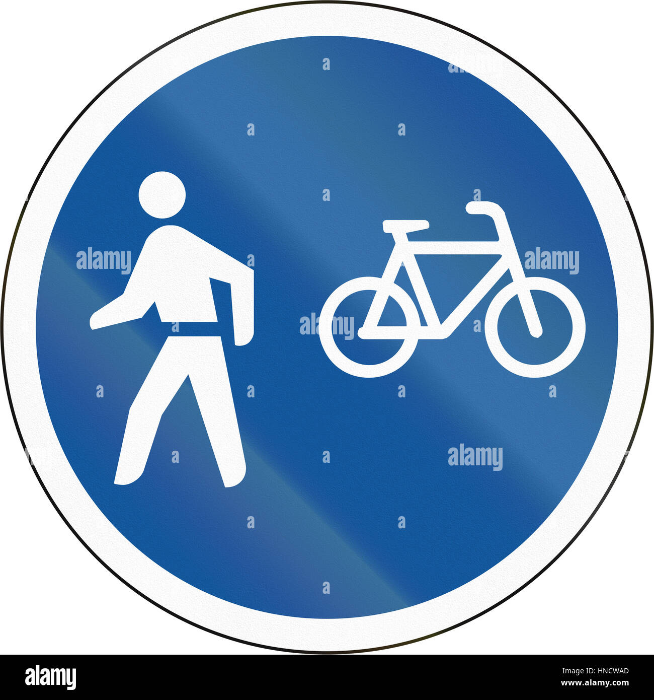 Road sign used in the African country of Botswana - Cyclists and ...