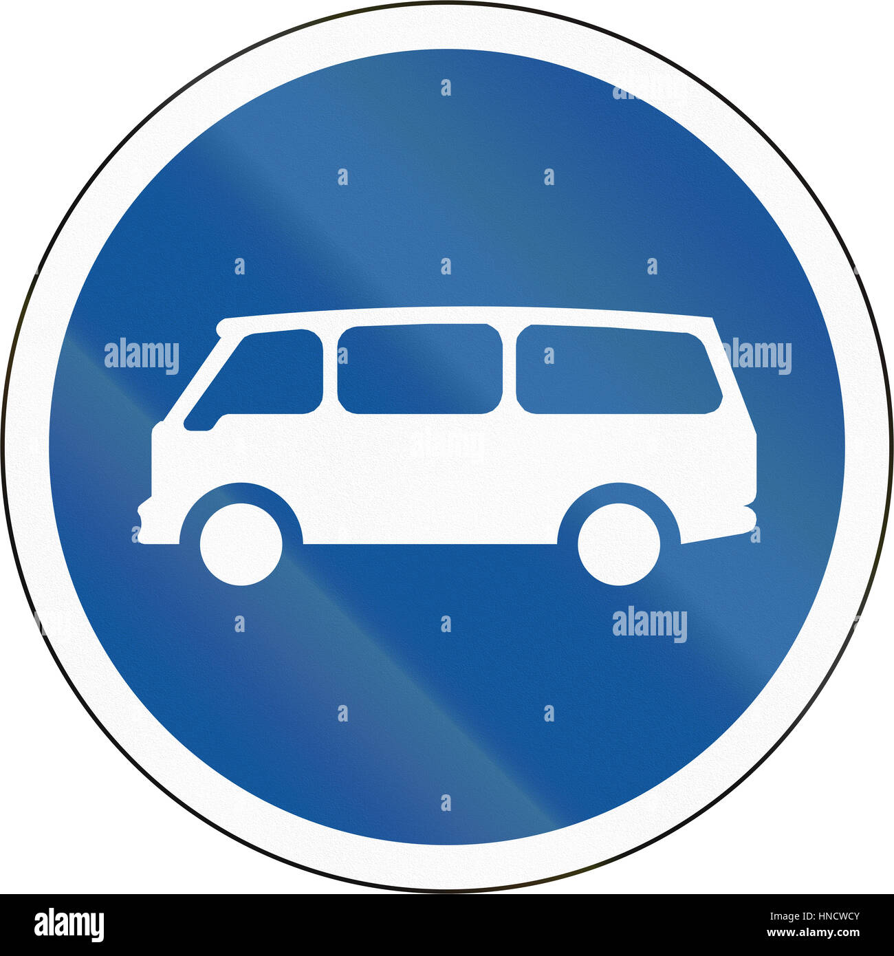 Road sign used in the African country of Botswana - Mini-buses only ...