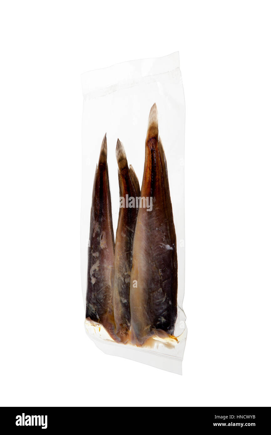food preservation of catfish in vacuum plastic package isolated on ...