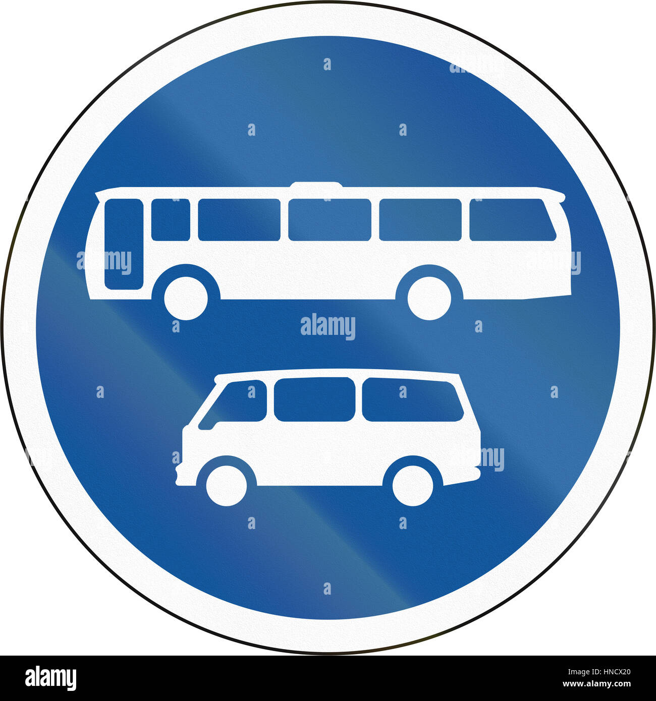 Road sign used in the African country of Botswana - Buses and mini ...