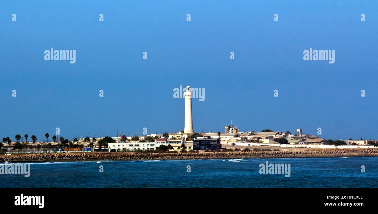 El Hank Lighthouse, Casablanca, Morocco Stock Photo - Alamy