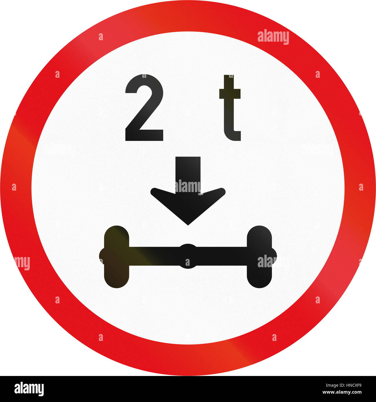 Road sign used in the African country of Botswana - Vehicles exceeding ...