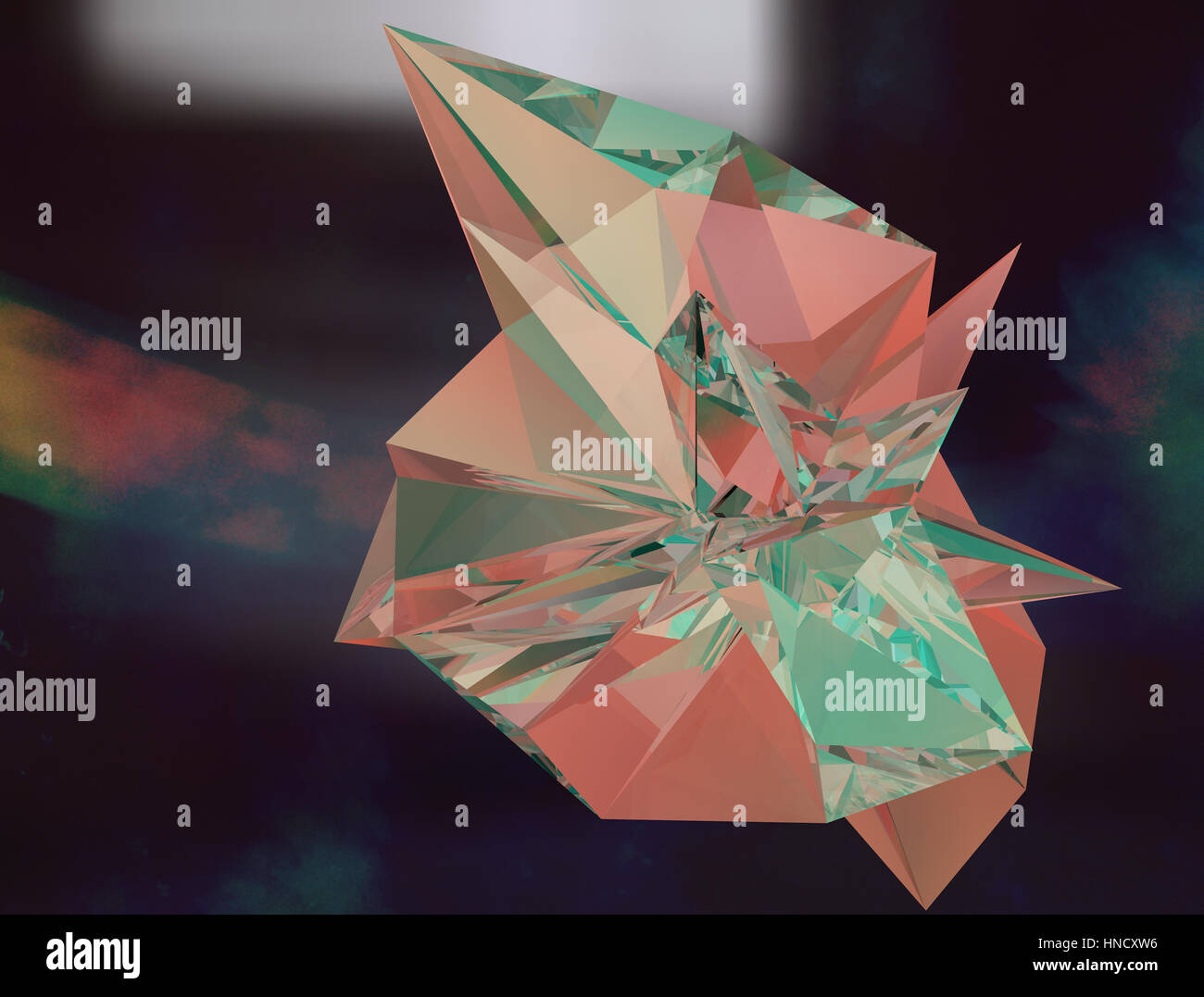 Glass reflections abstract illustration Stock Photo - Alamy