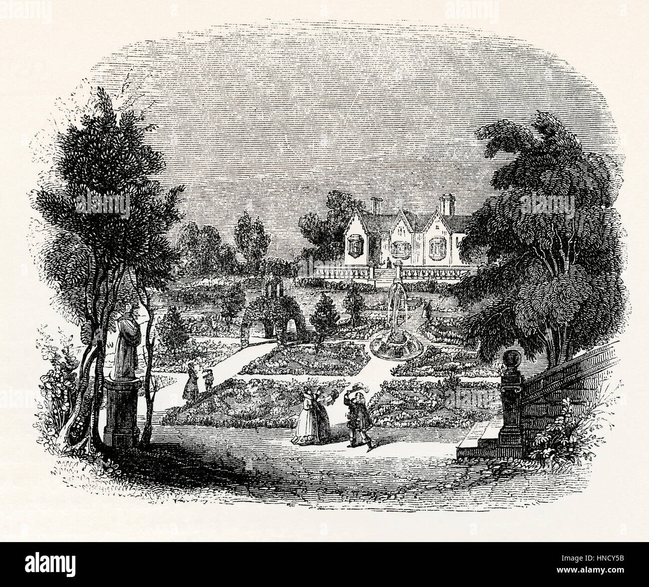 Parterre Engraving High Resolution Stock Photography and Images - Alamy