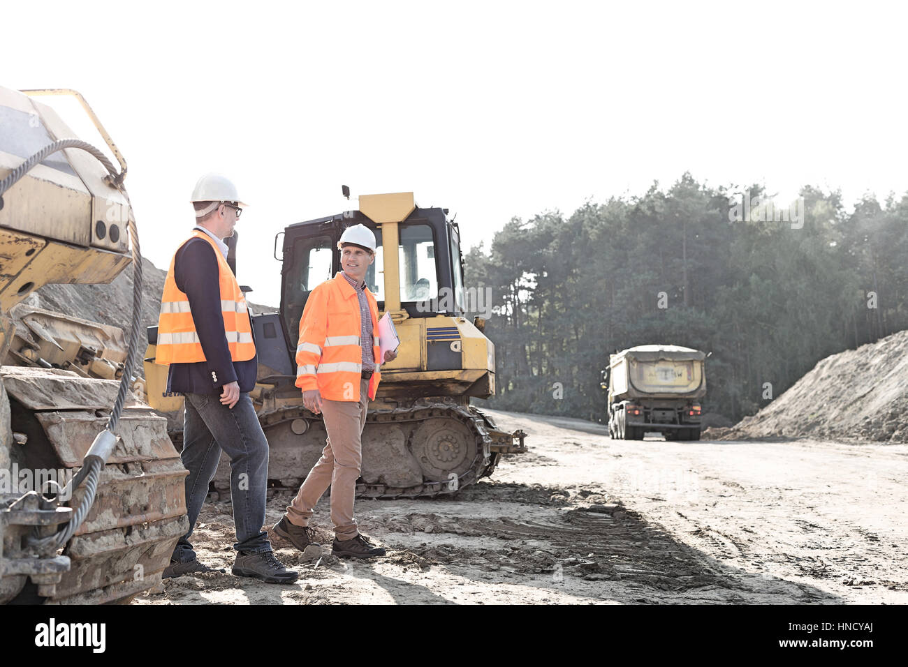 Construction worker walking hi-res stock photography and images - Alamy
