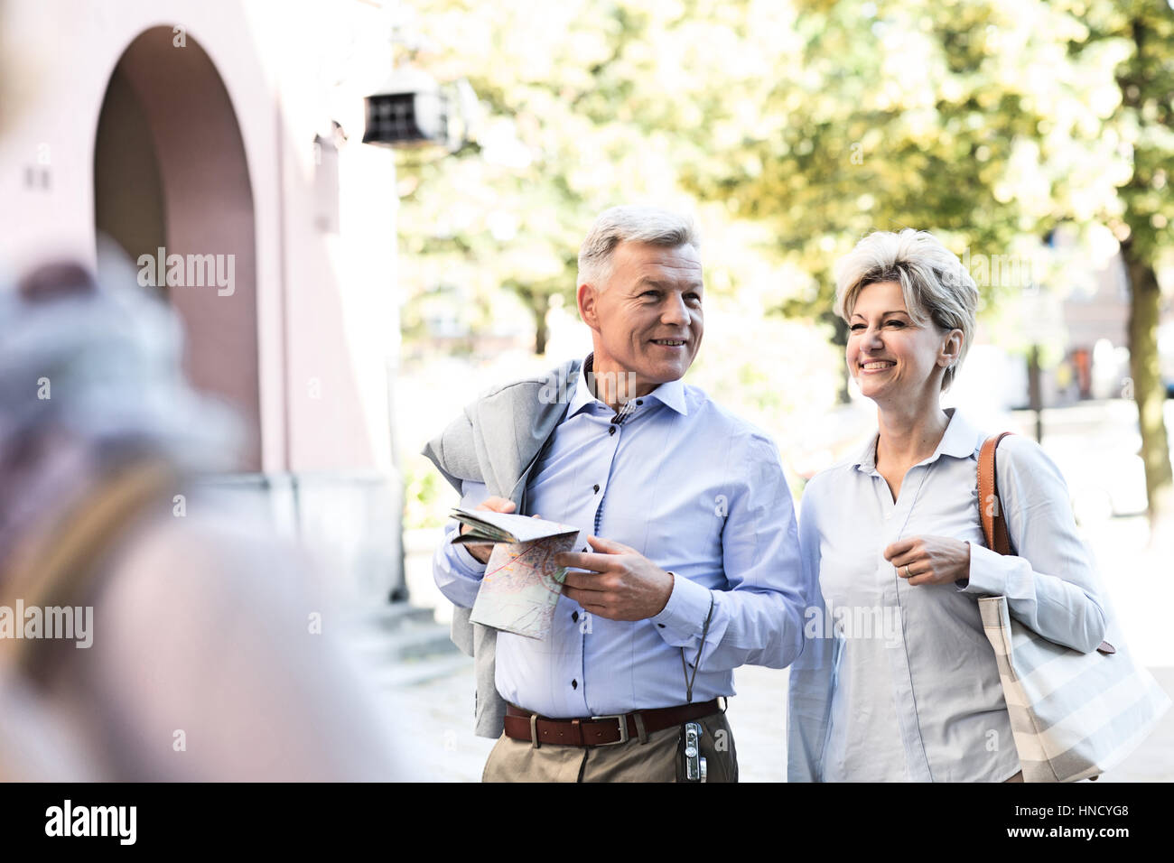 Walking tourist map city hi-res stock photography and images - Alamy