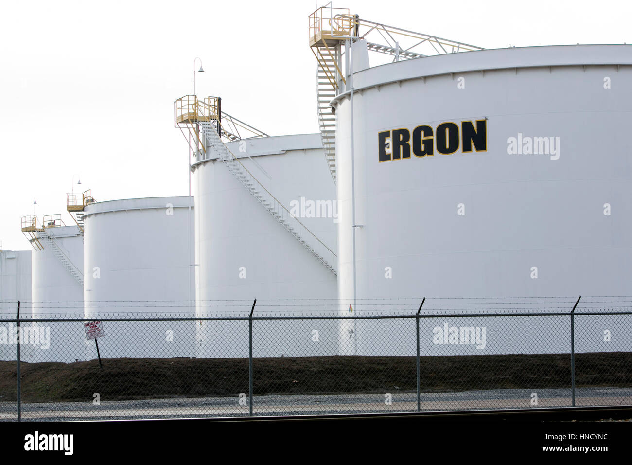 A logo sign outside of a facility occupied by Ergon, Inc., in Memphis ...