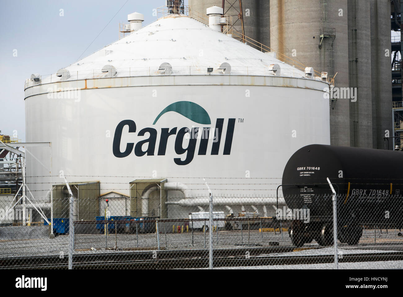 A logo sign outside of a facility occupied by Cargill, Inc., in Memphis ...