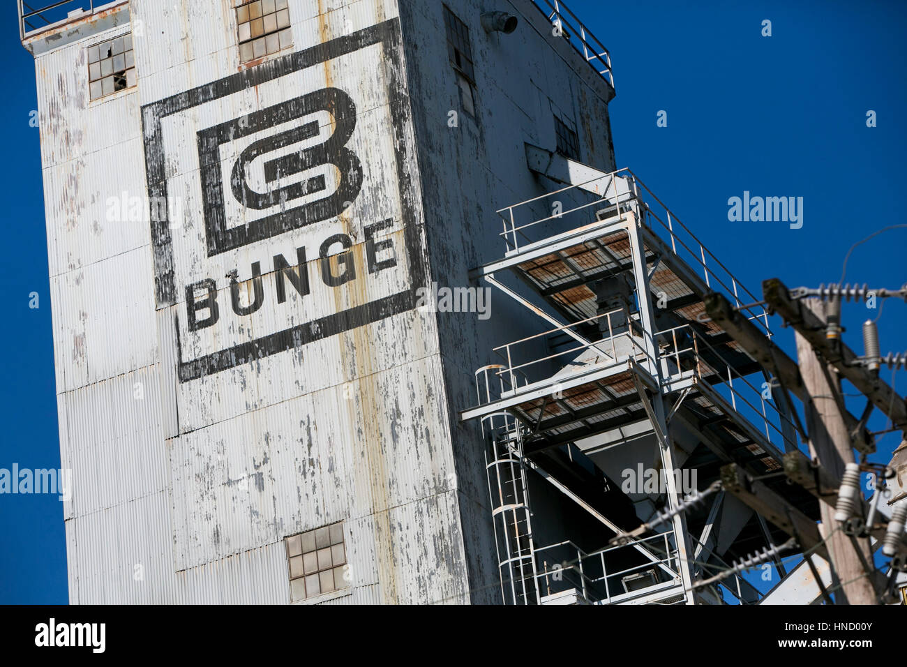A logo sign outside of a facility occupied by Bunge Limited in Memphis ...