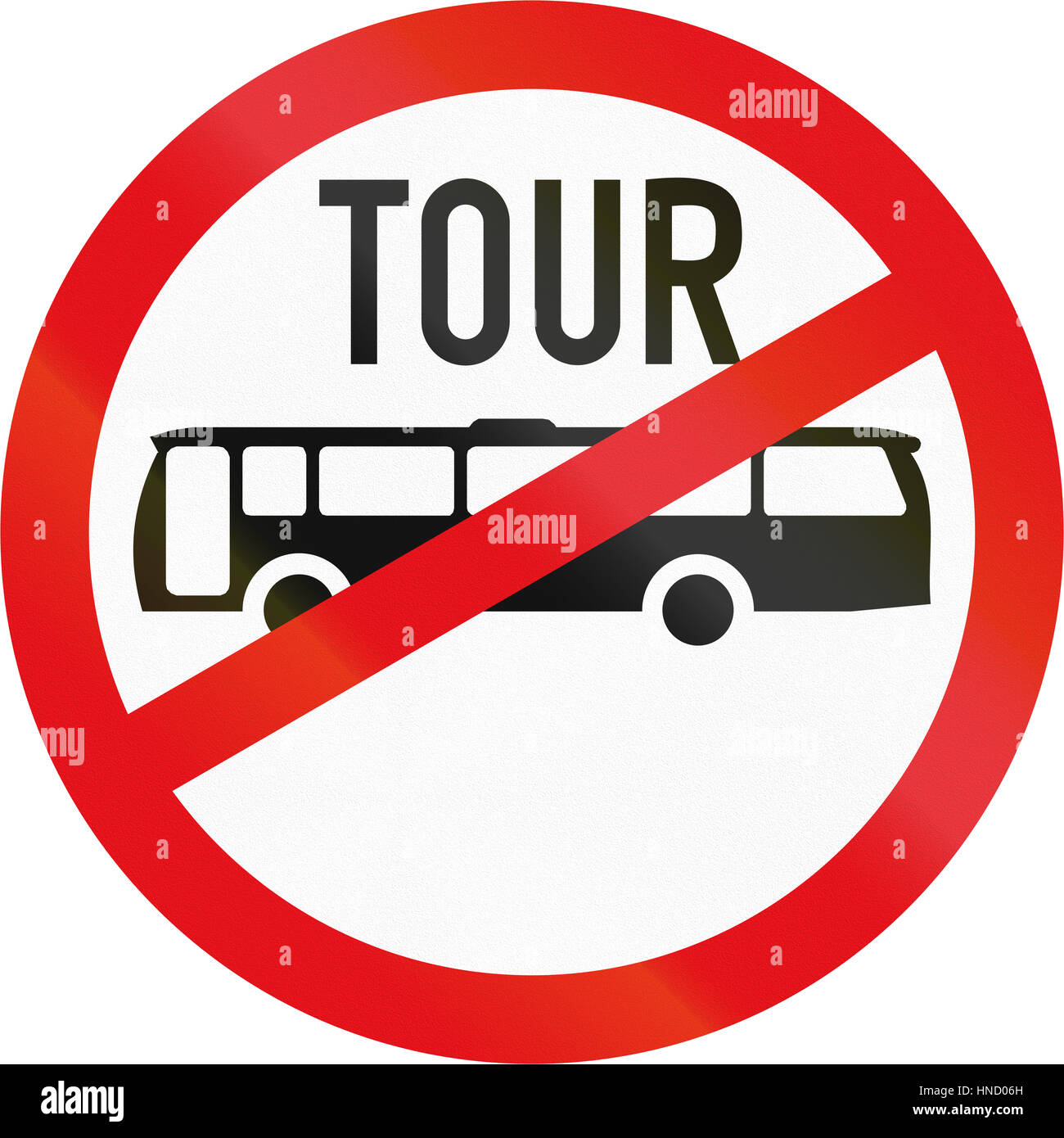 Road sign used in the African country of Botswana - Tour buses ...