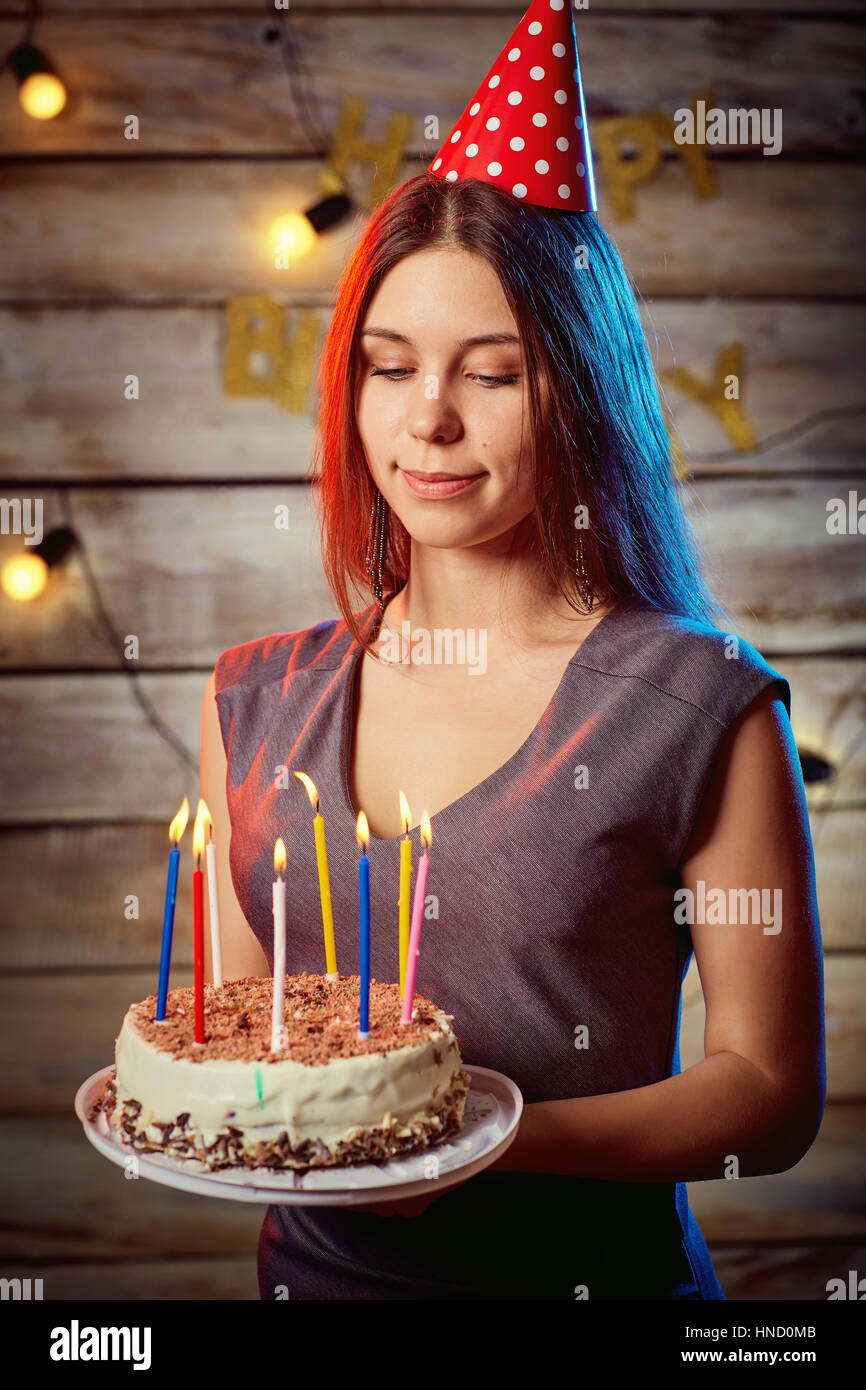 Happy birthday girl hi-res stock photography and images - Alamy