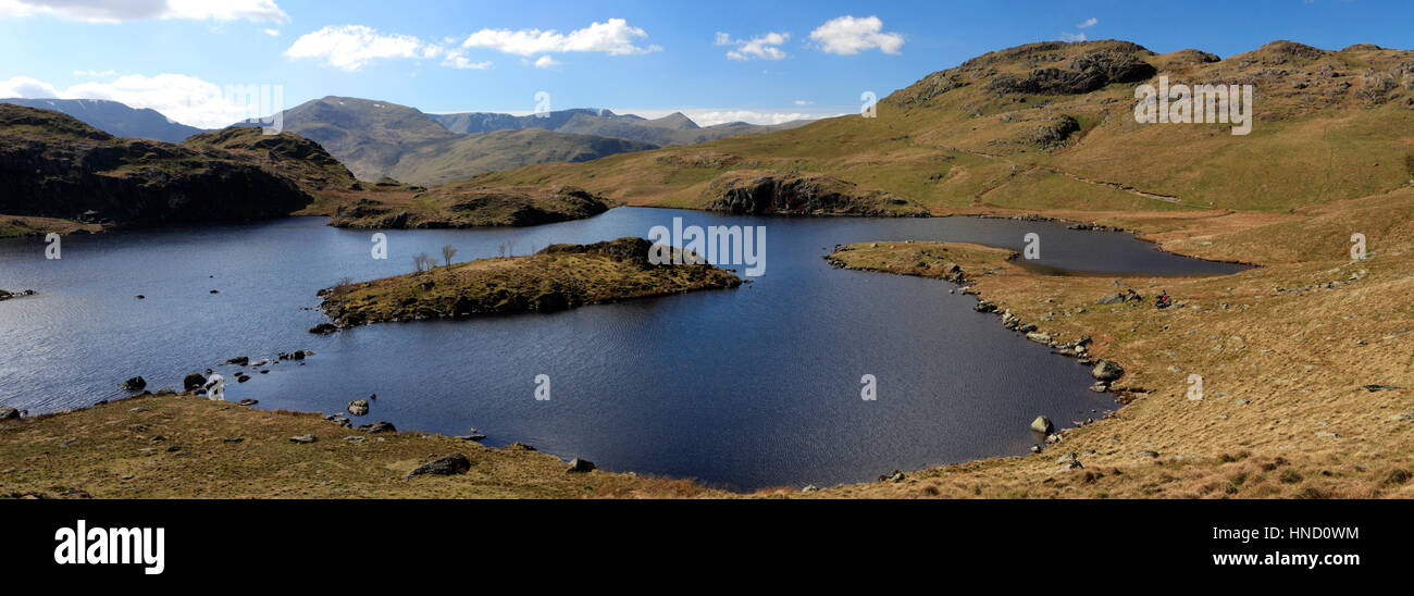 Angle Tarn, Lake District National Park, Cumbria, England, UK Stock ...