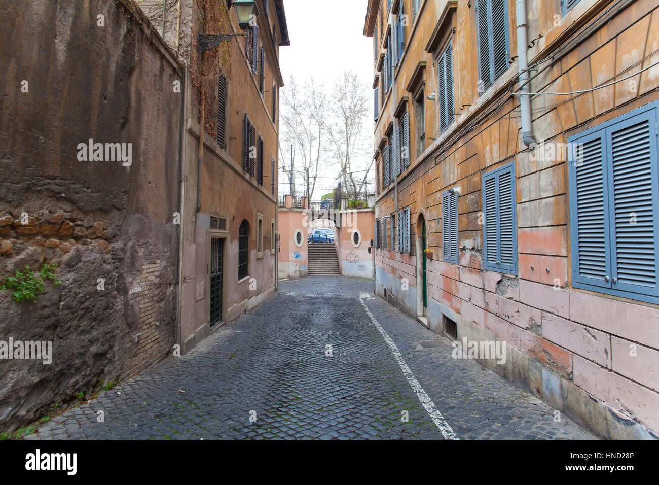 Polverone's Alley in Rome (Vicolo del Polverone a Roma Stock Photo - Alamy