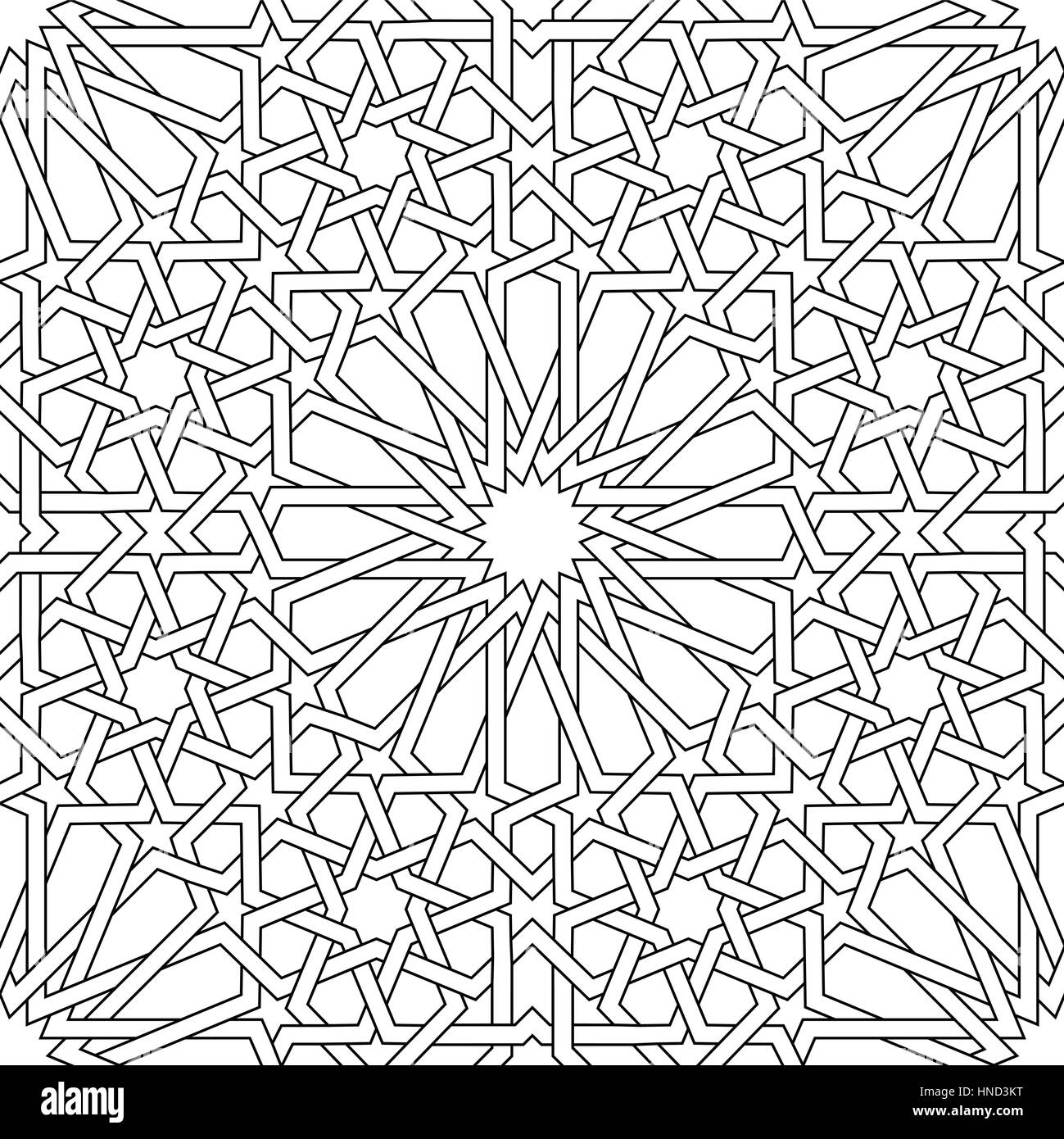 Islamic Geometric Patterns Vector