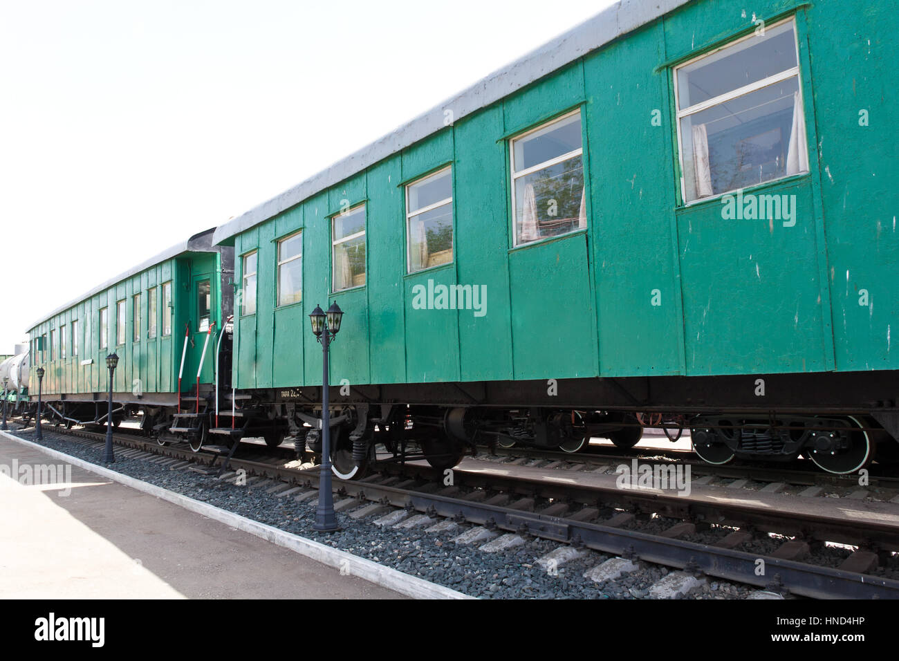 Photo of the Russian rail road coach Stock Photo - Alamy