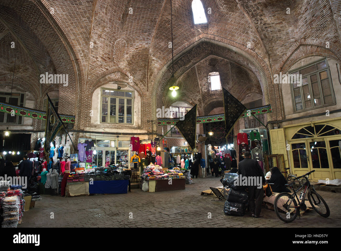 Historical Bazaar, Tabriz, East Azerbaijan Province, Iran Stock Photo ...