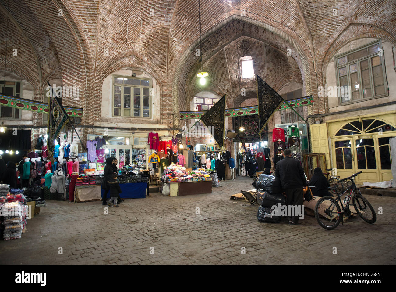 Historical Bazaar, Tabriz, East Azerbaijan Province, Iran Stock Photo ...