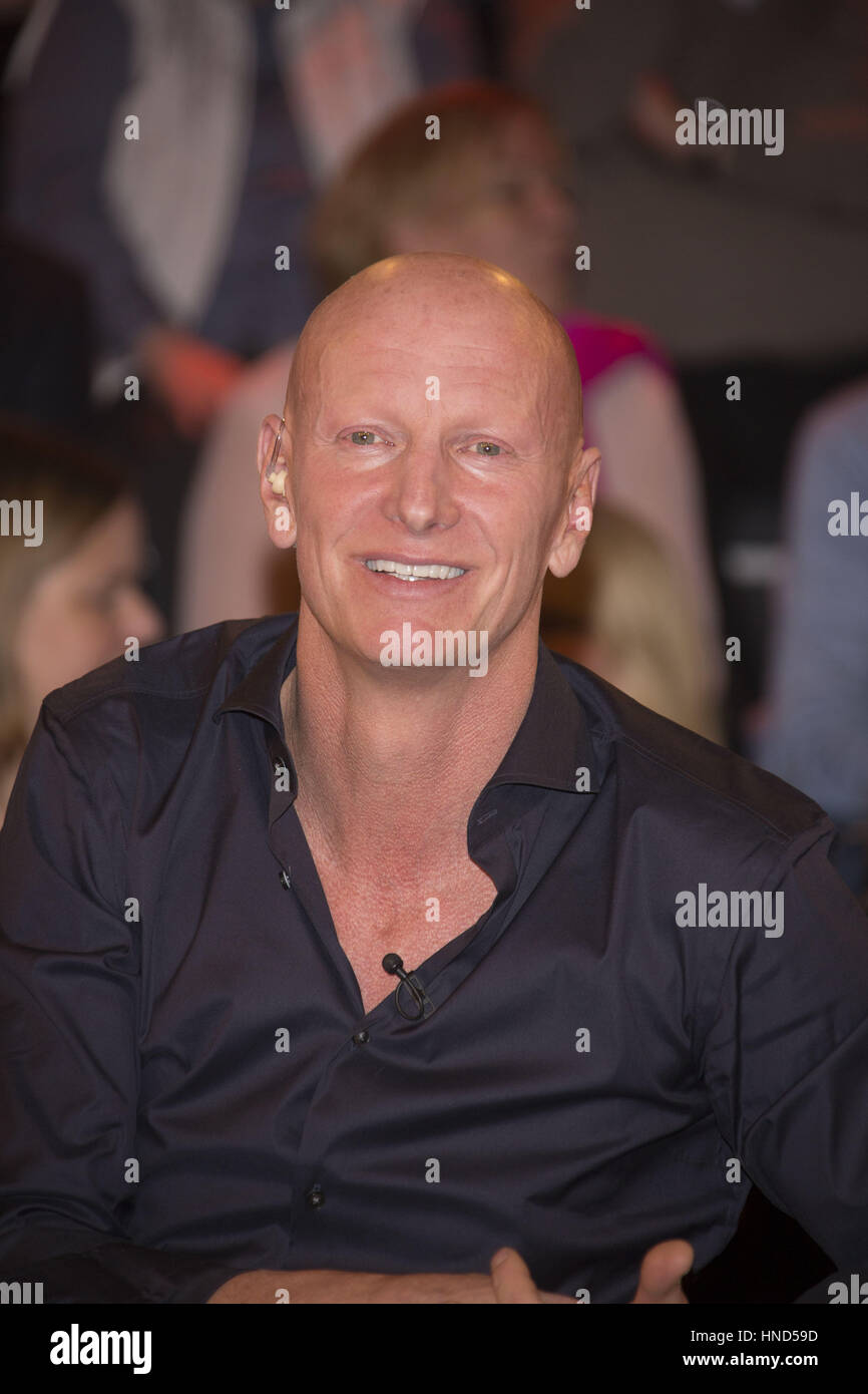 German ZDF TV Talkshow Markus Lanz at Fernsehmacher-Studio Featuring ...