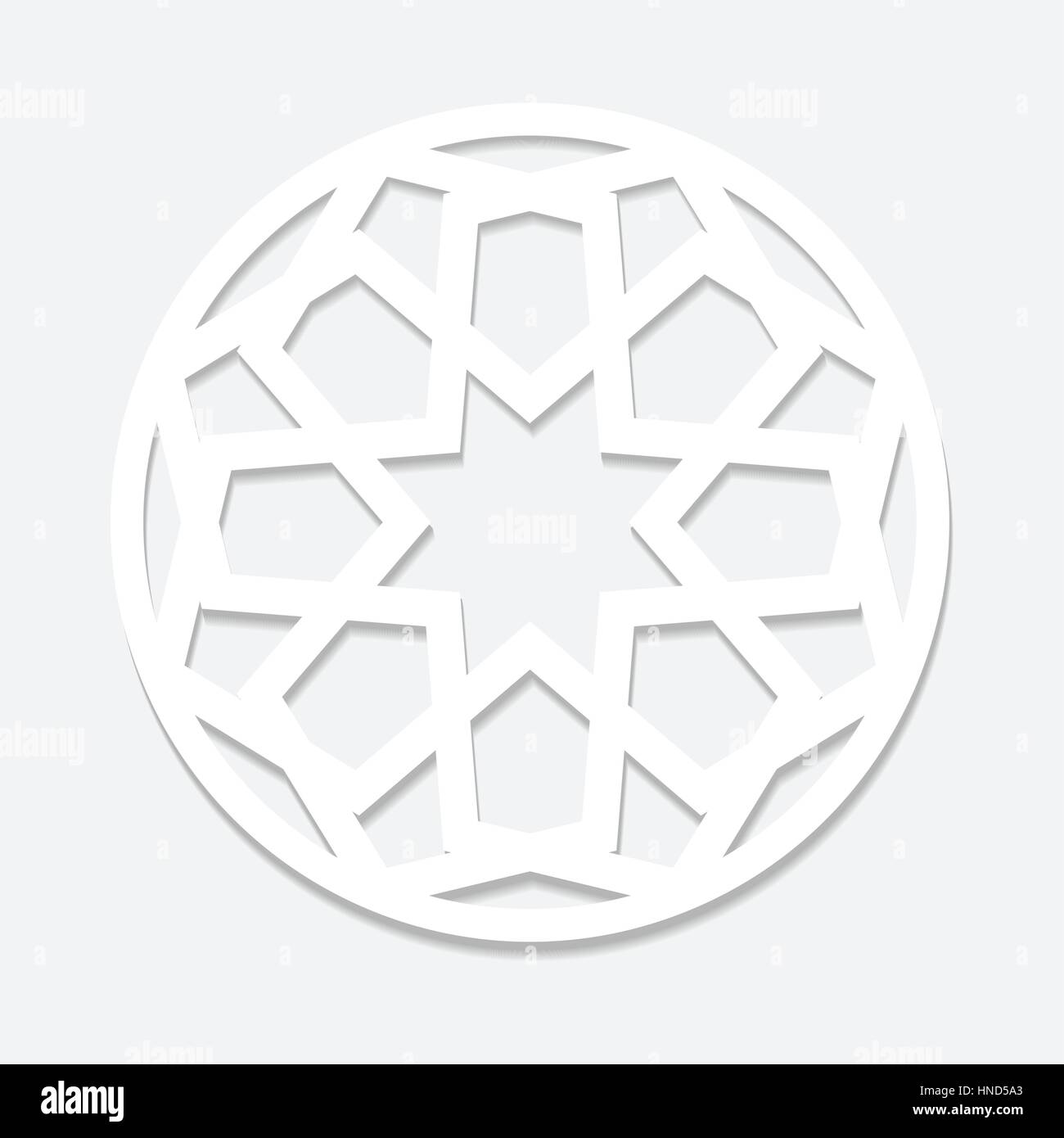 Paper graphic islamic geometric art hi-res stock photography and images ...