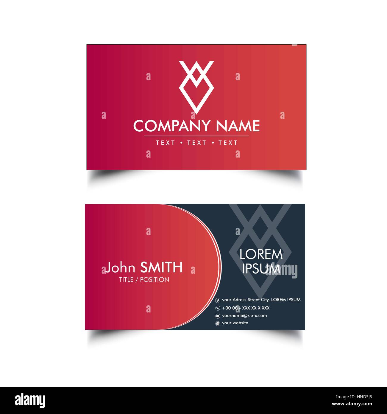 Icons business cards Cut Out Stock Images & Pictures - Alamy