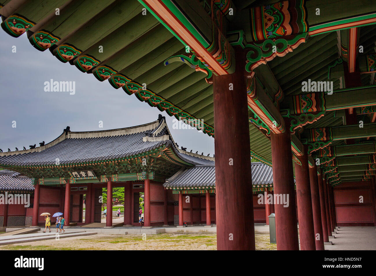 Traditional, architecture, Changgyeonggung Palace, Jongno-gu, Seoul ...