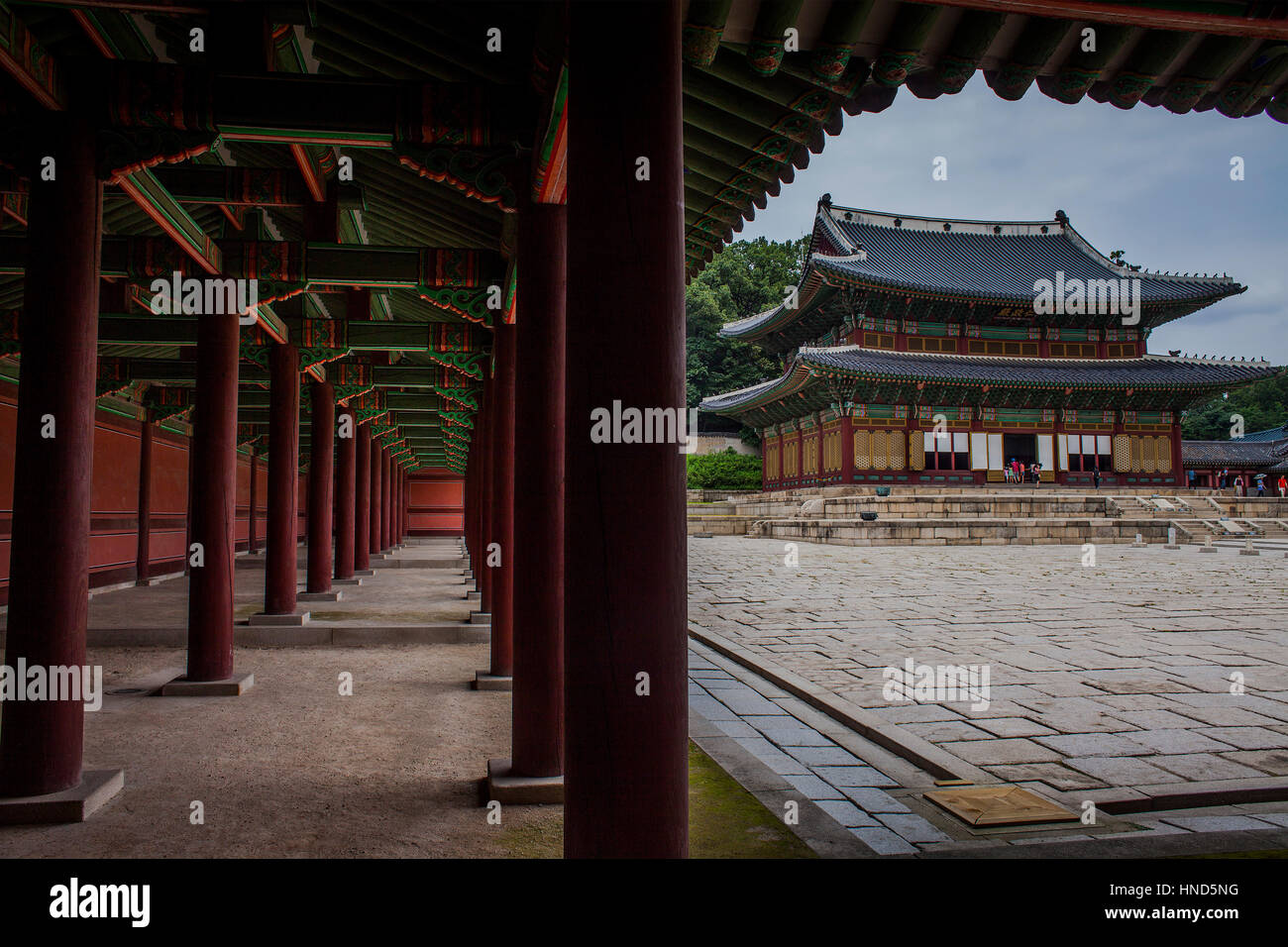 Traditional, architecture, Changgyeonggung Palace, Jongno-gu, Seoul ...
